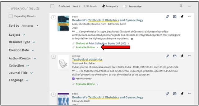 How to access an e-book, e-journal or an article from the BMA library ...